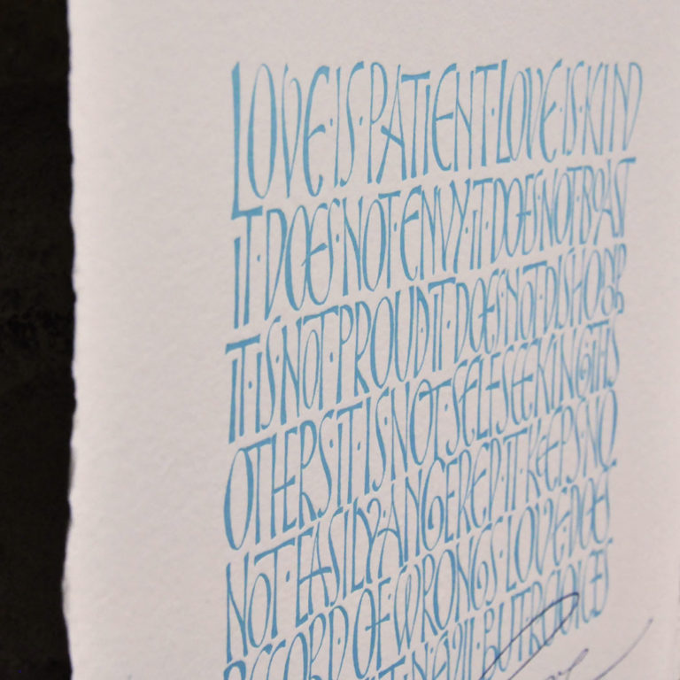 Love is Gentle, Love is Kind – Art Print (A3) | Labora